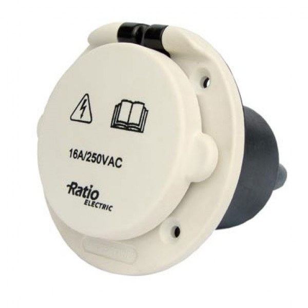 Ratio MP Walstroom Kunststof RVS 16A 230V - Uw Outdoorwinkel